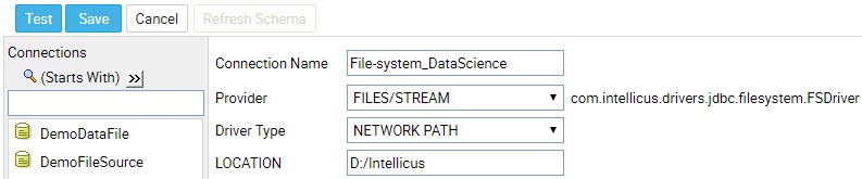 Creating Connections | Intellicus Documentation